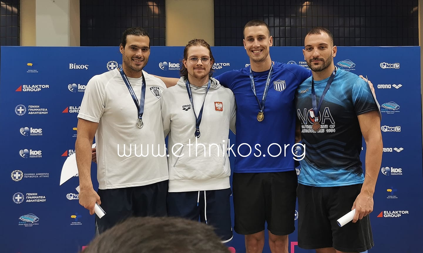 Κολύμβηση: Στην πρώτη θέση ο Κριστιάν Γκολομέεβ - Ο Κυανόλευκος